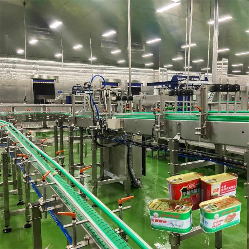 Automatic Canned Lamb Meat Production Line Canned Corned Beef ...