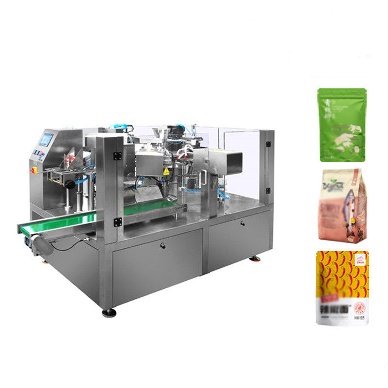 Leadworld Automatic Rotary Bag Packaging line Multifunctional Pre-made ...