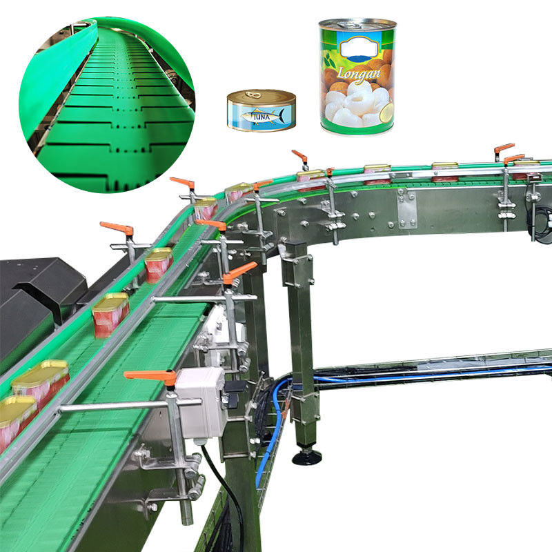 Automatic Custom Plastic Table Top Conveyor Chain For Filling Packaging ...