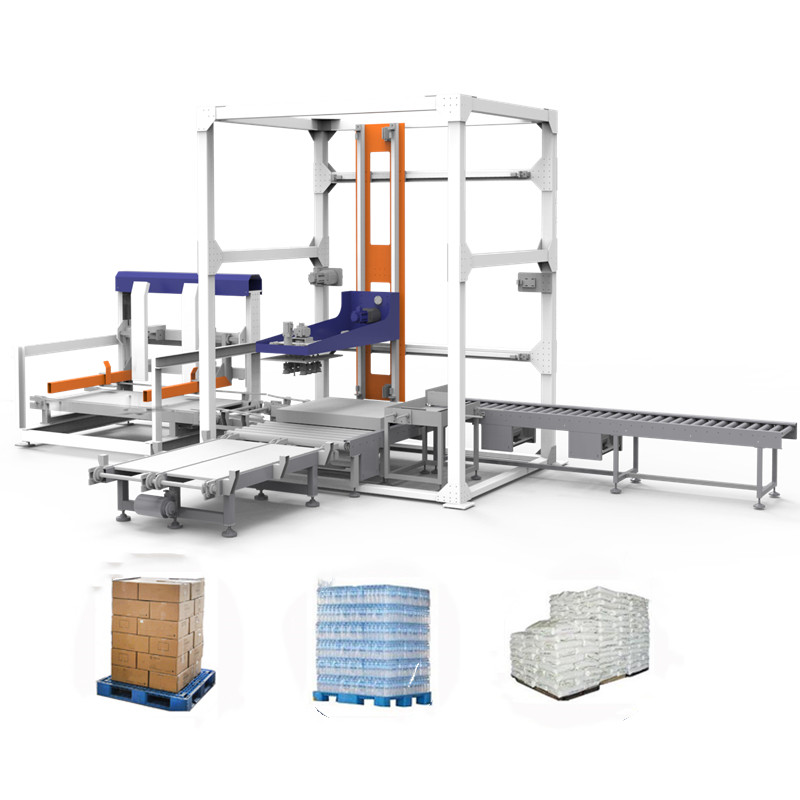 Food Packaging Palletizing Line Machine Industrial Servo Cartesian ...