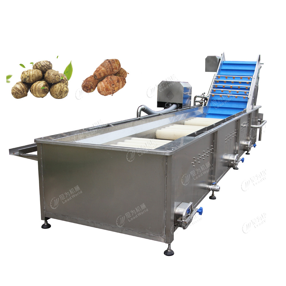 Vegetable Cleaning Peeling Machine Potato / Carrot / Cassava / Taro ...