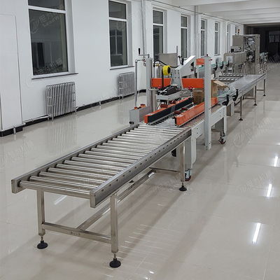 Engineer Drawing Steel End Caps Belt Conveyors System For Packaging Line